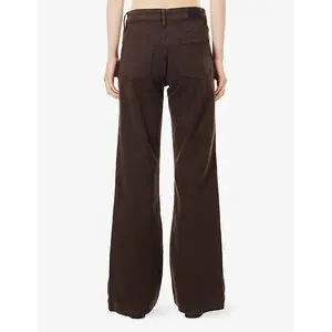 Paige Leenah -inch Patch-pocket Stretch-denim Jeans - Rich Chocolate