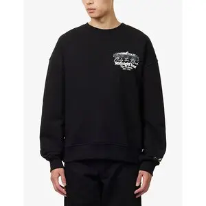 ONLY THE BLIND Midnight Tour Printed Cotton-jersey Sweatshirt