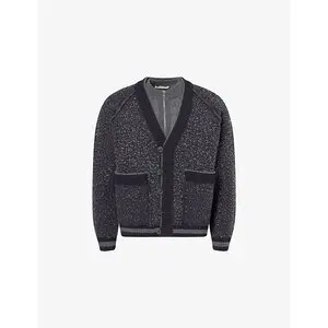 CRAIG GREEN Blanket Layered Wool-blend Bomber Jacket
