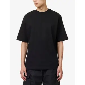 ARNE Relaxed-fit Crew-neck Cotton T-shirt - Black