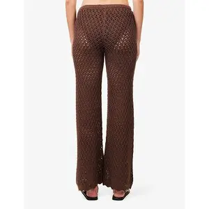 4TH & RECKLESS Katerina Wide-leg Cotton-blend Trousers