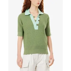 JW Anderson Short-sleeve Polo Knit Top