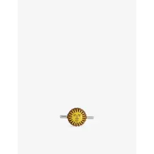 POUBEL St Moritz Sun Sterling-silver And Enamel Charm - Yellow