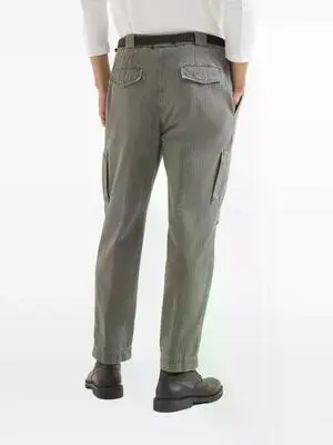 Brunello Cucinelli Cotton Chevron Cargo Trousers