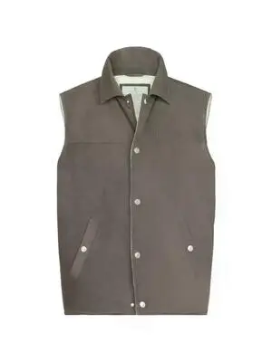 Brunello Cucinelli Leather Vests For Men