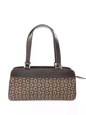 Celine 2010s C Macadam Tote Bag - Brown