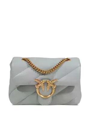 Pinko Mini Love Puff Quilted Shoulder Bag - Grey