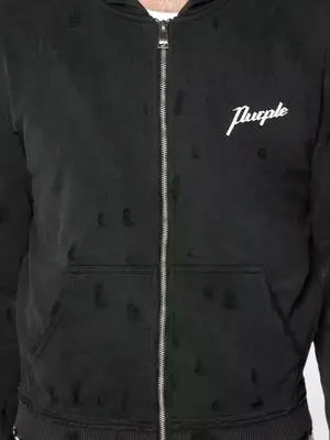 PURPLE BRAND Distressed Hoodie
