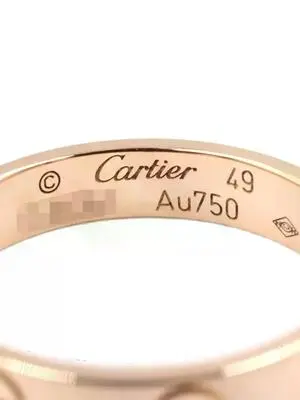 Cartier 18k Rose Gold Love Ring