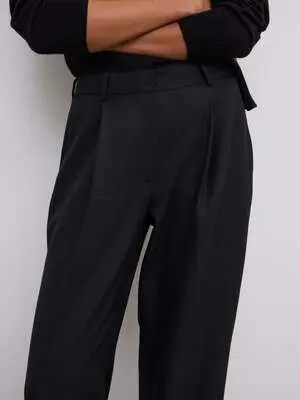 HOUSE OF DAGMAR Relaxed Wool Trousers