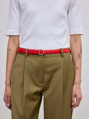 HOUSE OF DAGMAR Patent D-belt - Red
