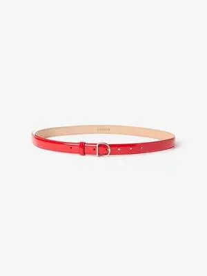 HOUSE OF DAGMAR Patent Leather D-belt