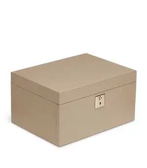Smythson Leather Panama Jewellery Box