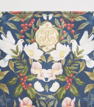 Harrods Small Cotton Partridge Cosmetics Bag