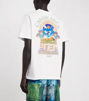 Casablanca Organic Cotton Egyptian L'arche T-shirt