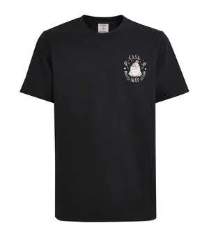 Casablanca Organic Cotton Casa Way T-shirt - Black