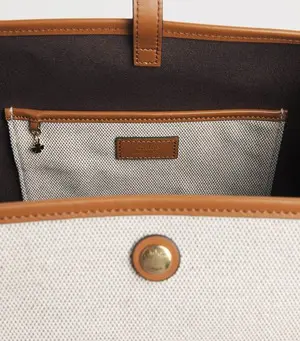 Chloé Canvas Clover Carry Tote Bag