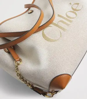 Chloé Canvas Clover Carry Tote Bag