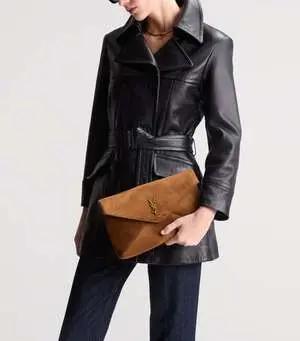 Saint Laurent Large Cassandre Envelope Pouch