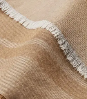 Saint Laurent Cashmere-silk Cassandre Scarf