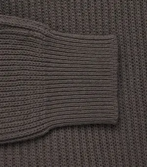 Rick Owens Cashmere Zip-up Hoodie - Grey