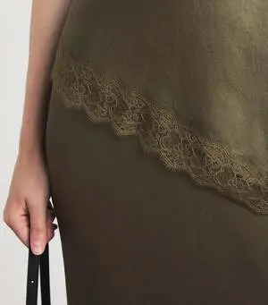 Claudie Pierlot Lace-trim Asymmetric Top