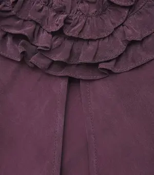 Claudie Pierlot Teardrop Detail Midi Dress - Purple