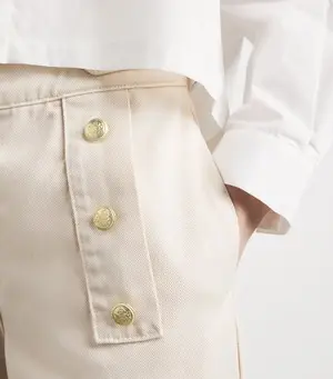 Claudie Pierlot Sailor Wide-leg Jeans
