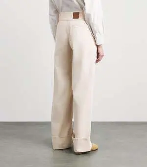 Claudie Pierlot Sailor Wide-leg Jeans