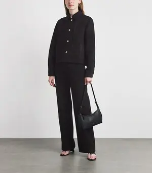 Claudie Pierlot Contrast Stitch Denim Jacket