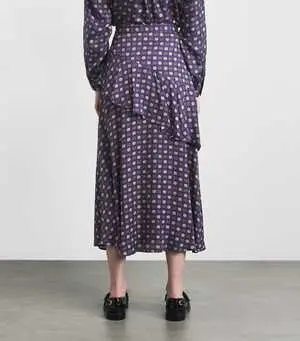 Claudie Pierlot Tiered Midi Skirt