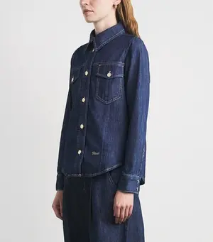 Claudie Pierlot Denim Shirt With Patch Pockets