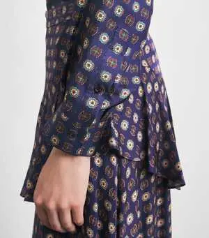 Claudie Pierlot Silk Printed Shirt