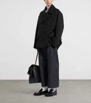 Balenciaga Wool Double-breasted Peacoat