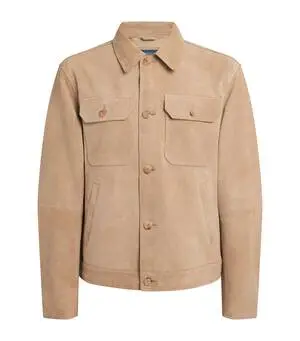 Polo Ralph Lauren Suede Jacket - Beige