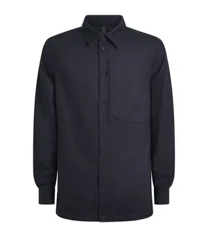 Sease Cotton Padded Gate 2.0 Overshirt - Navy