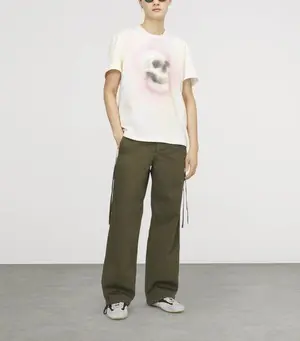 Alexander McQueen Airbrushed Skull T-shirt