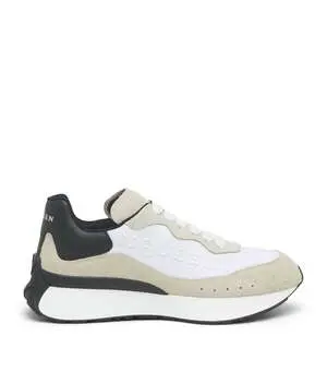 Alexander McQueen Sprint Runner Sneakers - Silver
