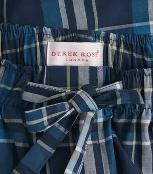 Derek Rose Check Barker Pyjama Bottoms