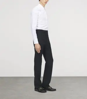 Alexander McQueen Wool-mohair Trousers