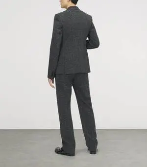 Alexander McQueen Stripe Embellished Blazer