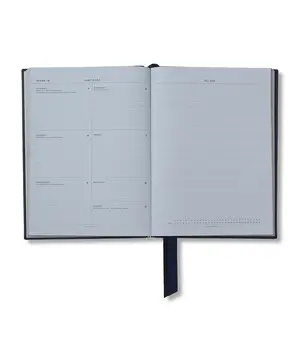 Smythson Leather Soho Weekly Diary 2026-2027