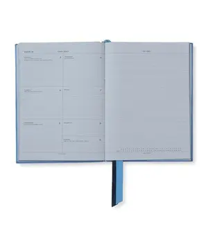 Smythson Leather Soho Weekly Diary 2026-2027