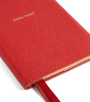 Smythson Leather Soho Weekly Diary 2026-2027