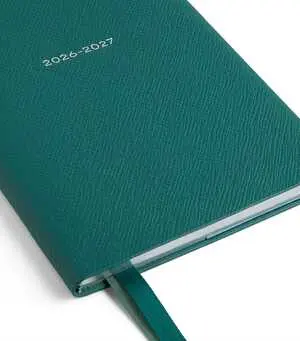 Smythson Leather Soho Weekly Diary 2026-2027