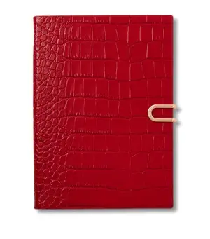 Smythson Leather Mara Soho A5 Mid-year 2026 Diary - Red