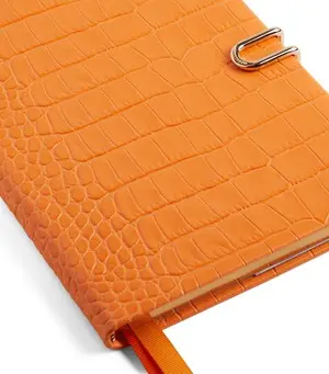 Smythson Leather Mara Soho A5 Mid-year 2026 Diary - Orange