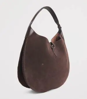 Polo Ralph Lauren Medium Suede Polo Id Shoulder Bag