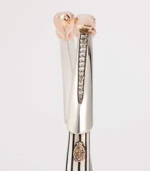 JACQUES MARIE MAGE Sterling And Diamond Atian Cuff