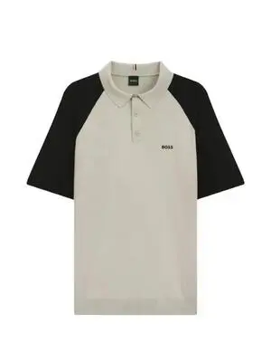 BOSS Raglan-sleeves Polo Shirt